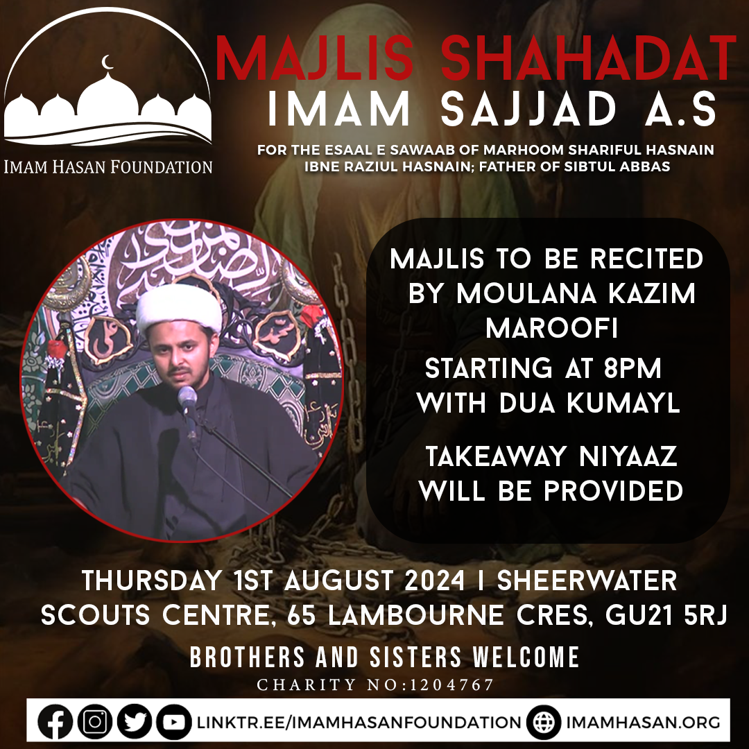 Shahadat Imam Sajjad AS - Imam Hasan Foundation